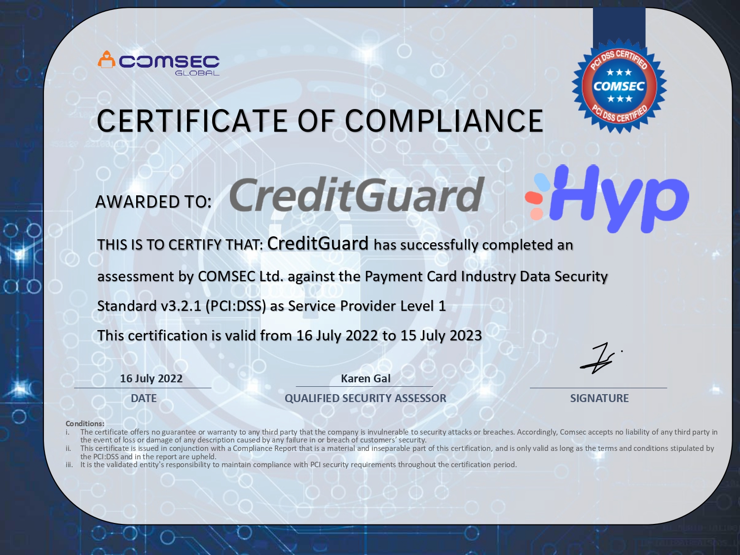 תקן אבטחה PCI DSS - Hyp - פתרונות תשלום